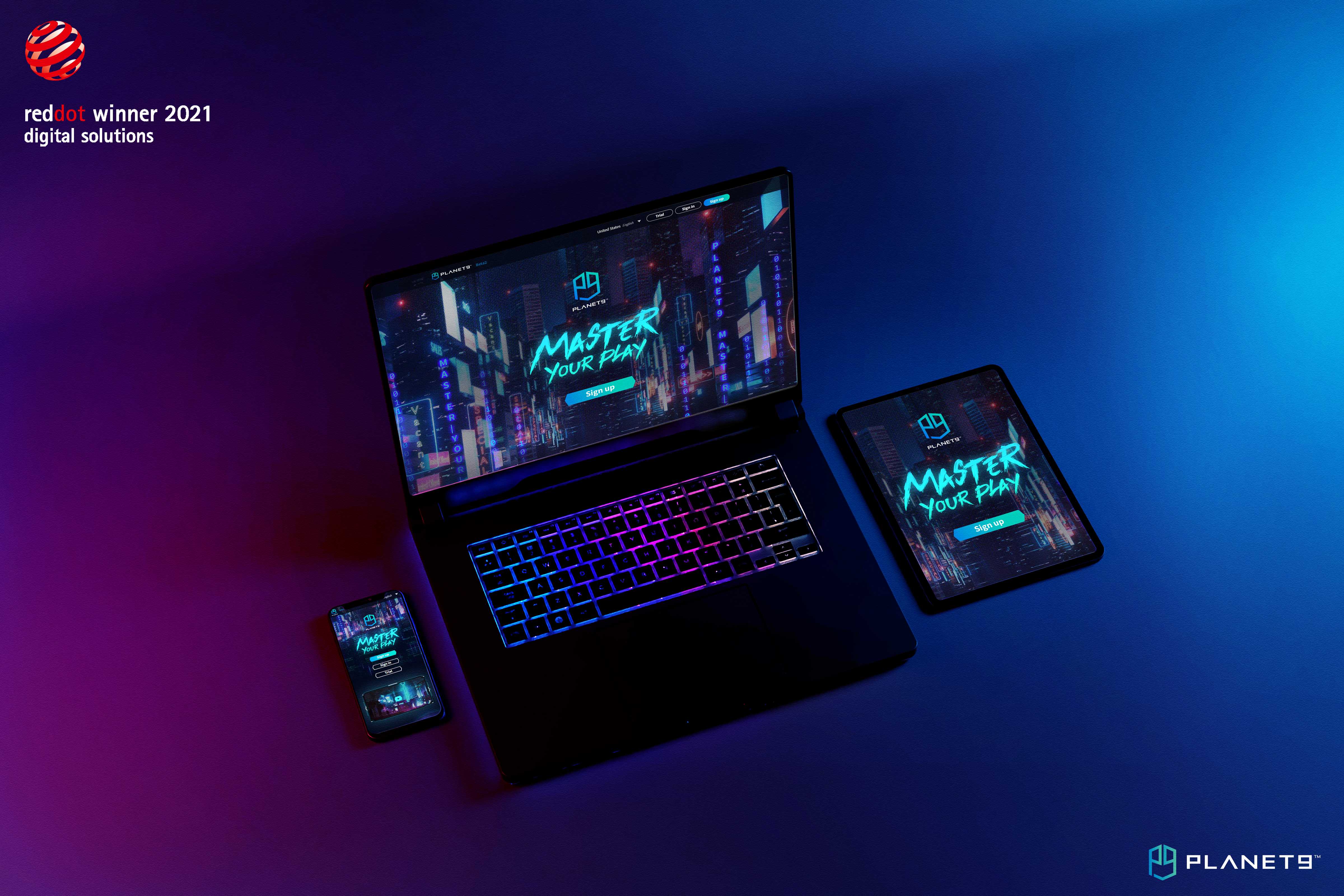 Red Dot Award for Brand & Communication Design 2021 Winner – PLANET9