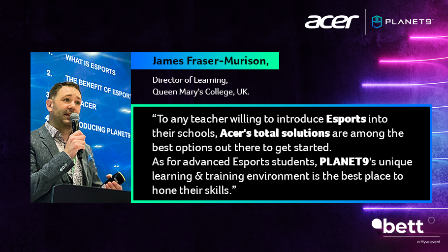 PLANET9 Showcases Esports Education at Bett 2022 with Success | PLANET9