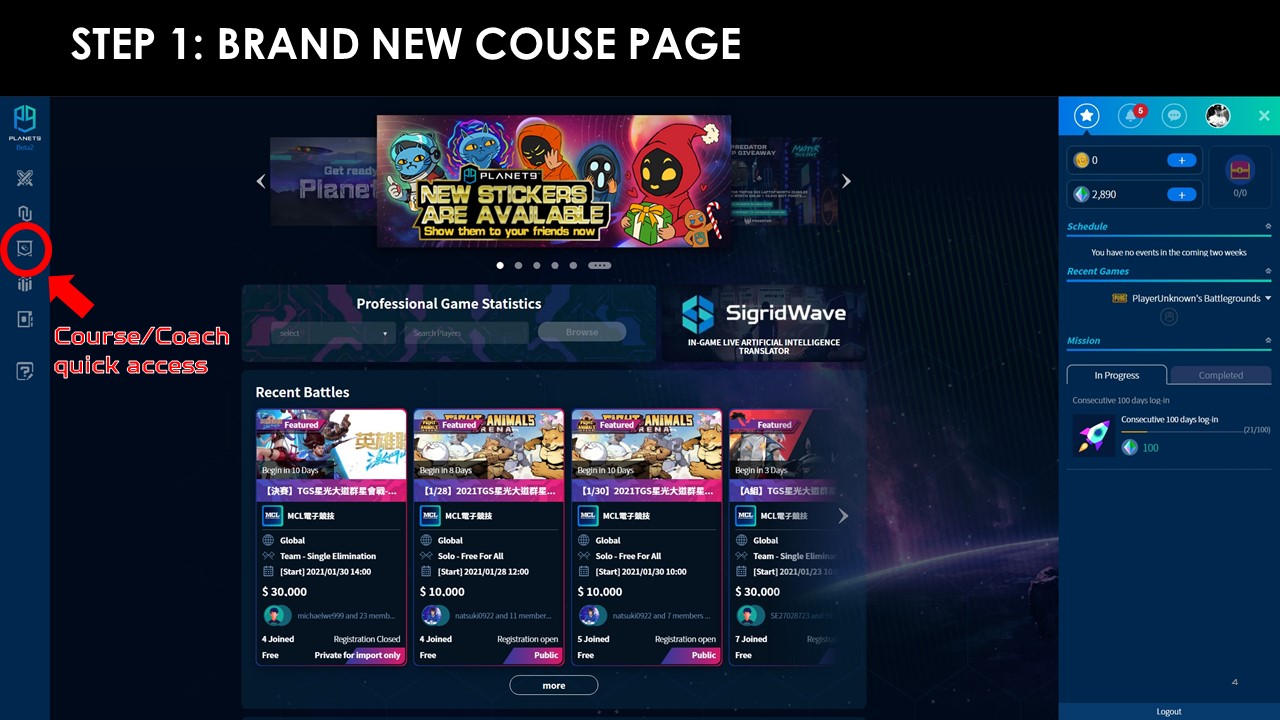 PLANET9 Course Goes Live! Gaming Masters It's Time To Set Up Your Own